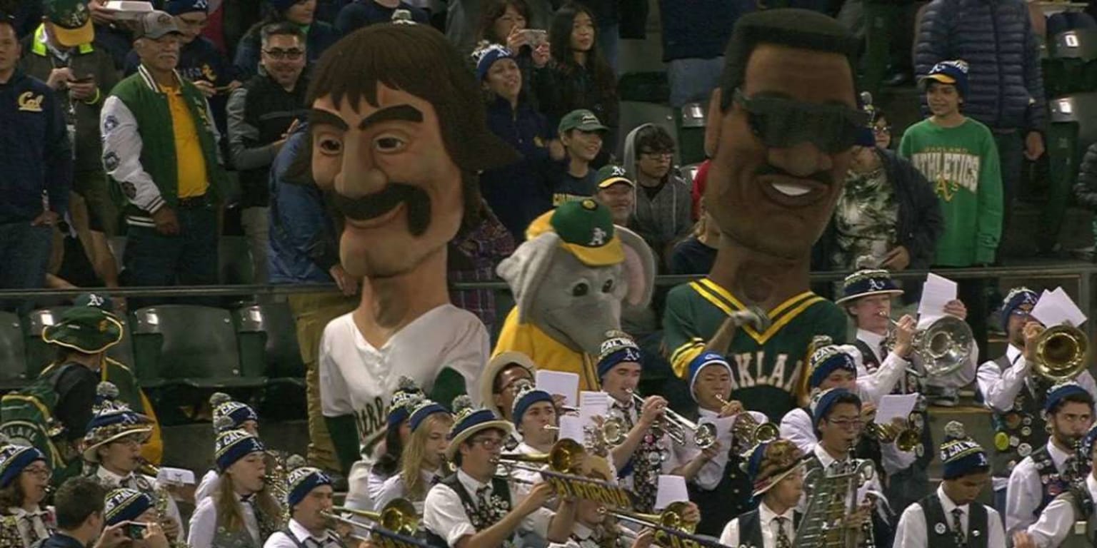 Stomper and some mascot friends got to rock out with the UC-Berkeley ...