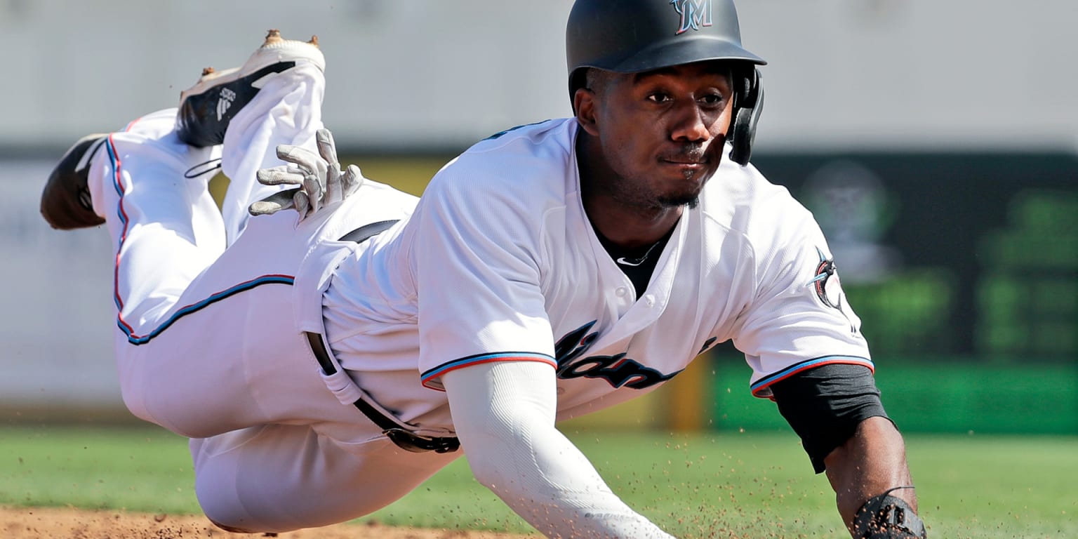 Lewis Brinson showing positive signs early