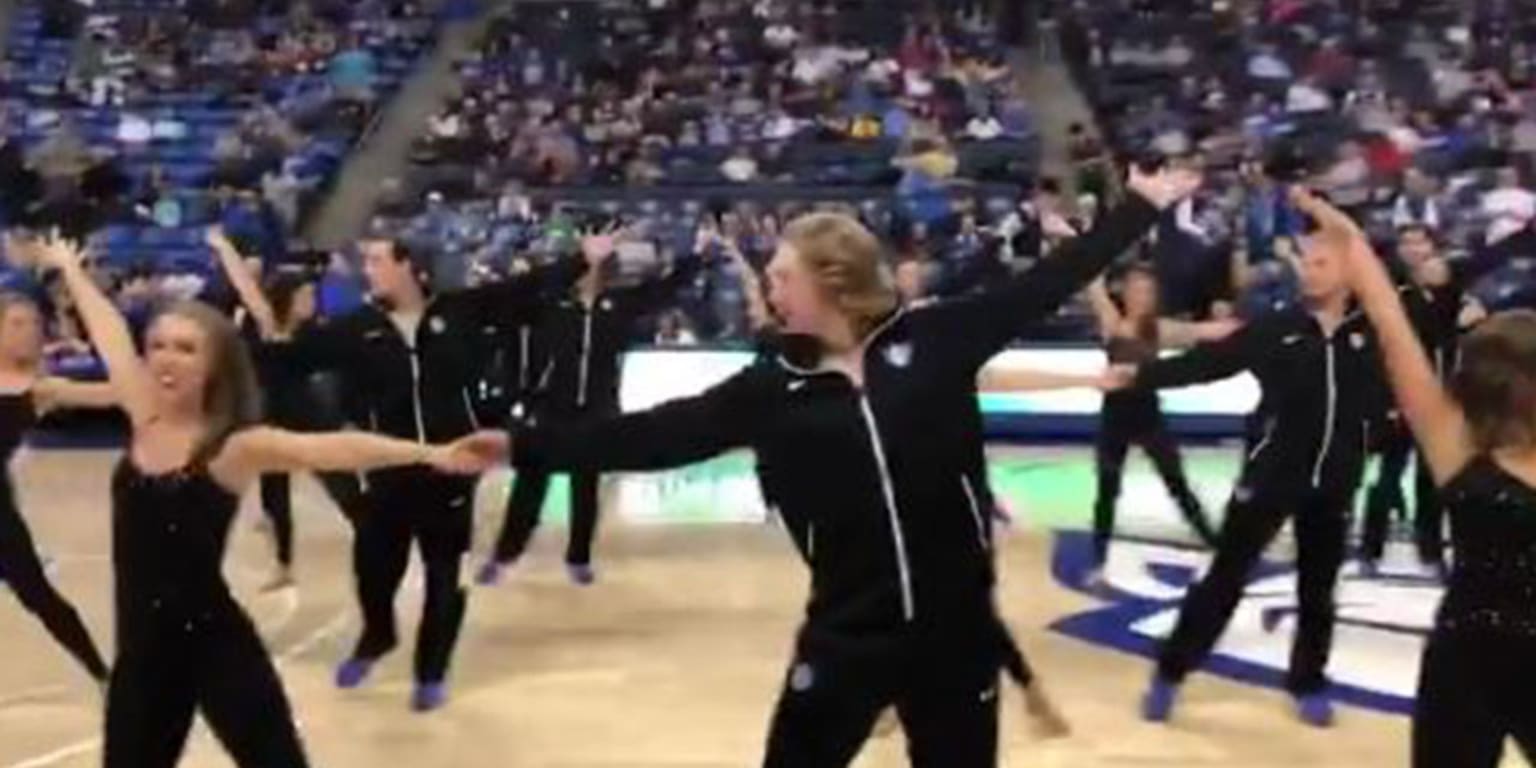The Saint Louis University baseball team showed off its dance moves ...