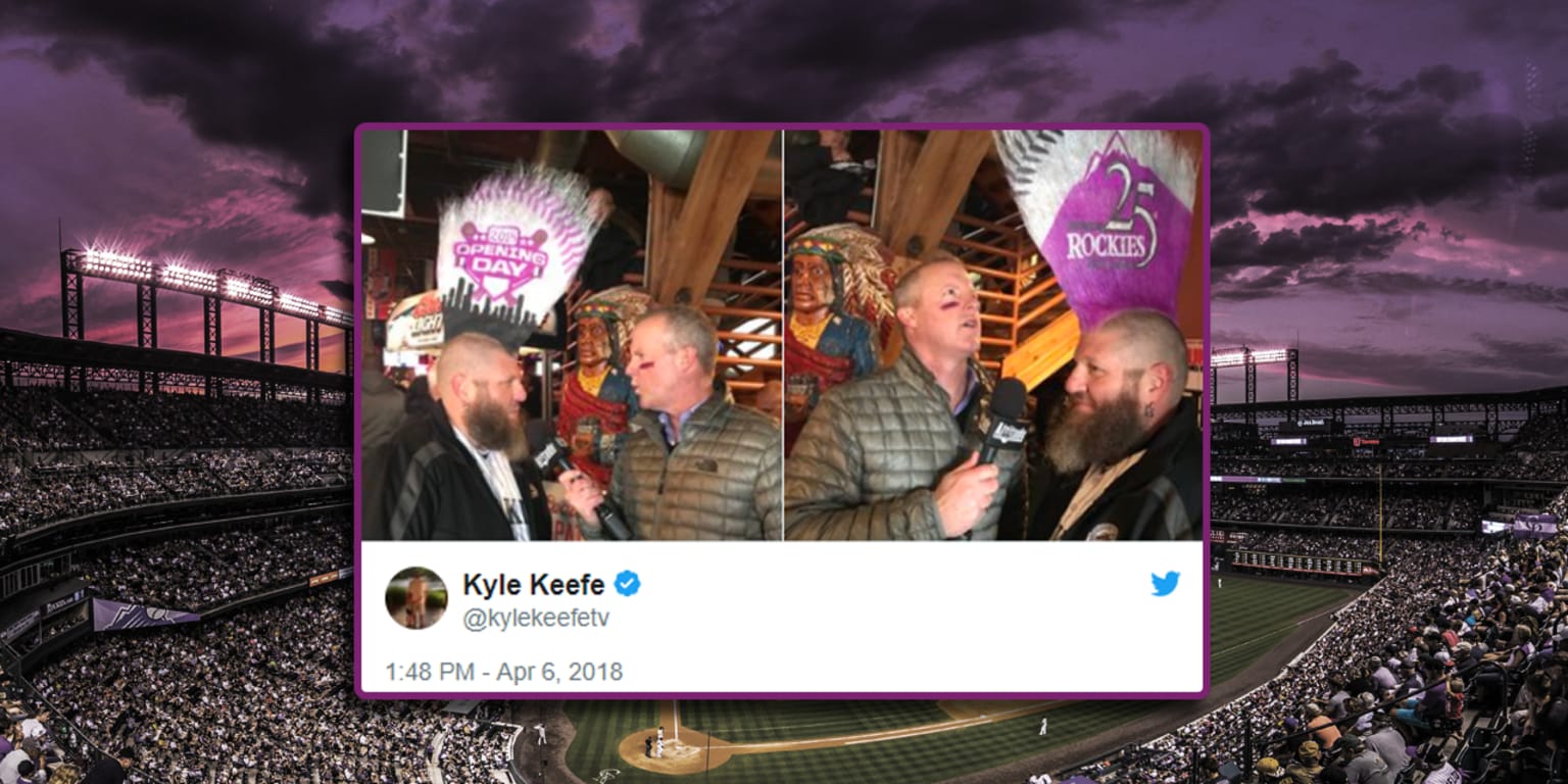 Photo of the Day: Rockies Mohawk Guy is back and ready for the 2018 ...