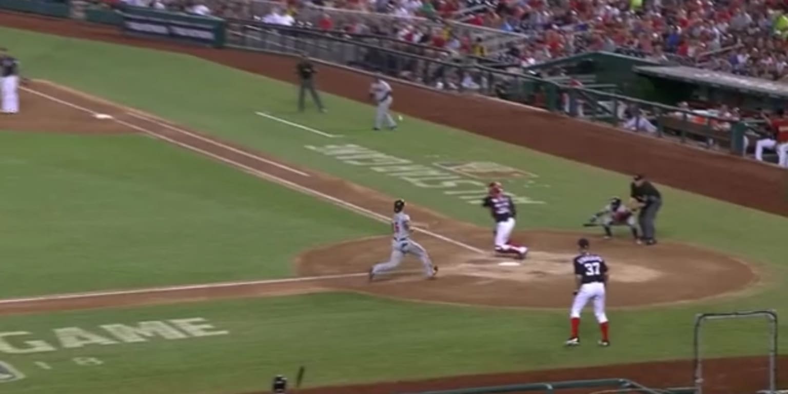 Ronald Acuña Jr. played both sliding coach and umpire on Charlie ...