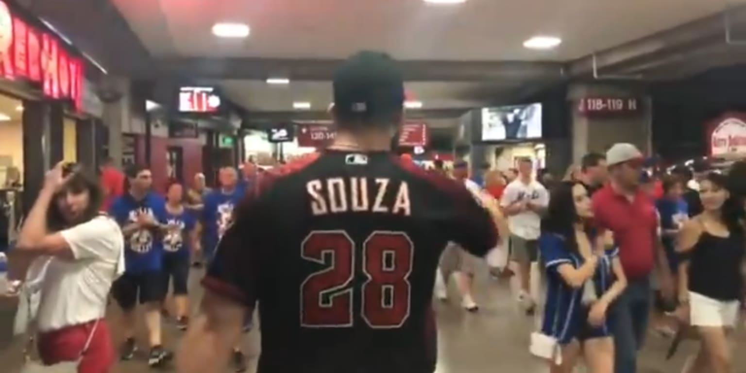 Steven Souza Jr. roamed the Chase Field concourse in his full D-backs ...