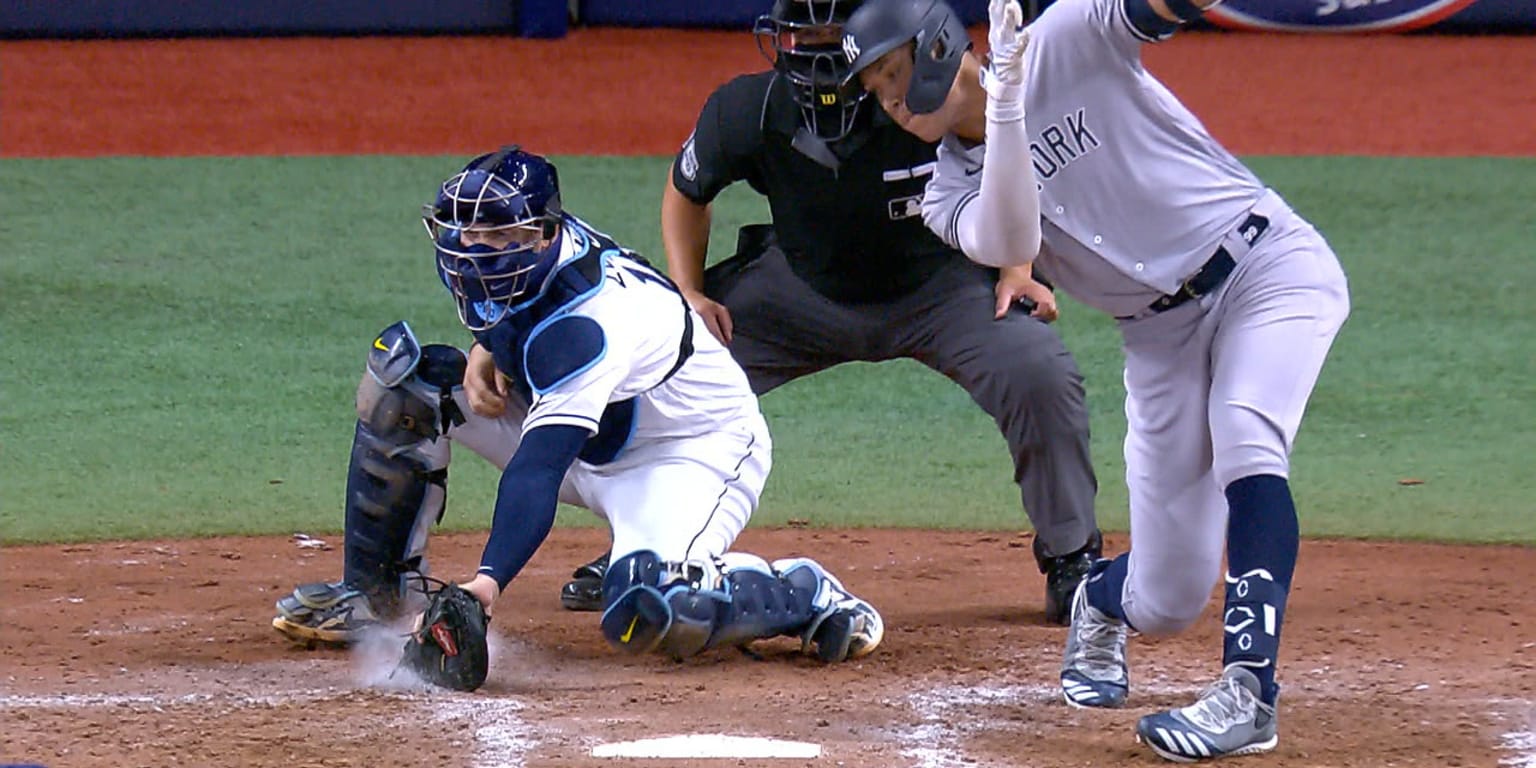 Chaz Roe Rays filthy slider to Aaron Judge