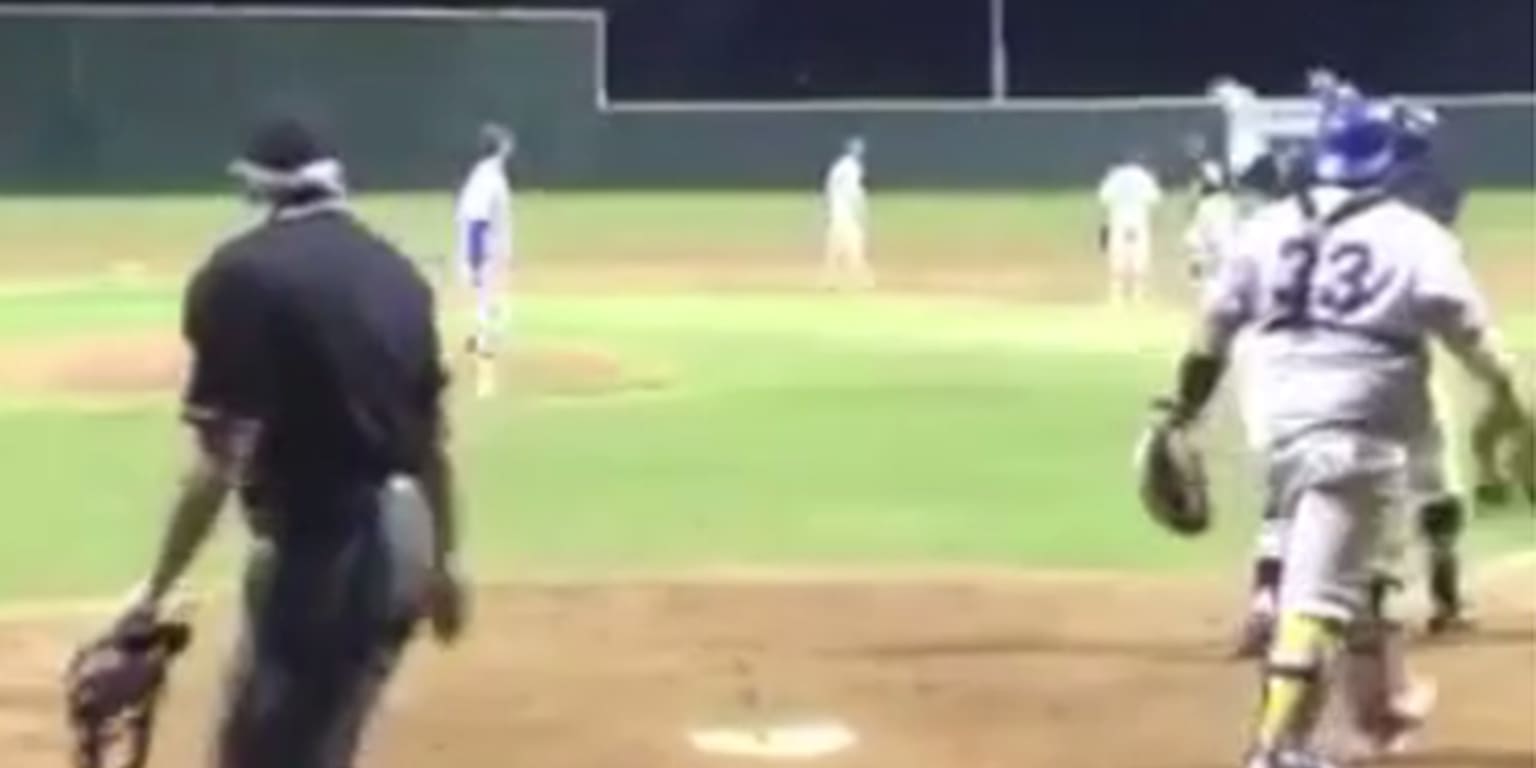 A college player punctuated his walk-off grand slam with a bat flip ...