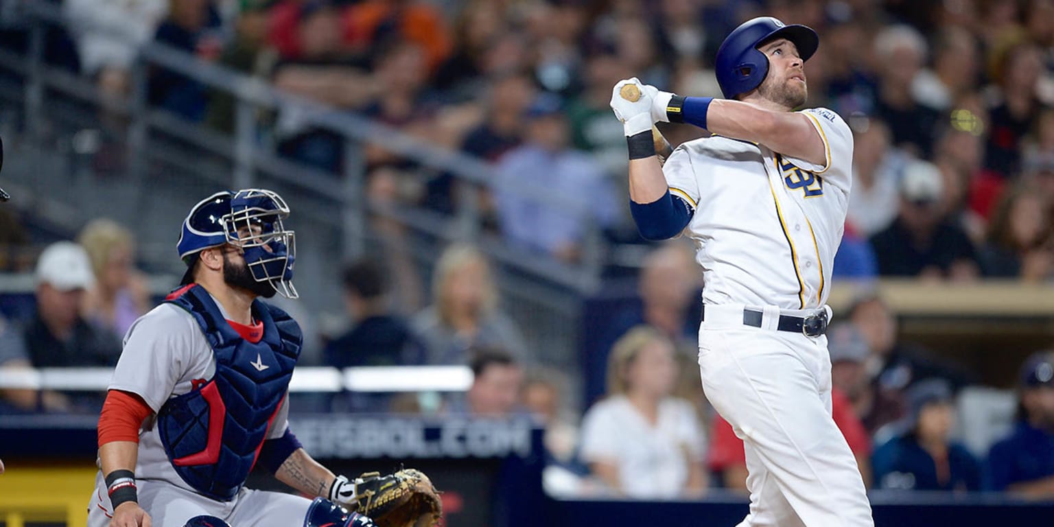 Ryan Schimpf has most HRs in Padres' system