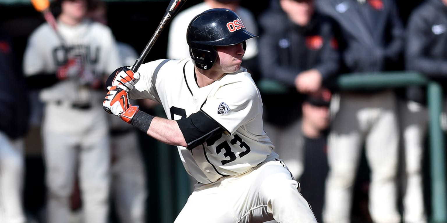 Indians draft Oregon State catcher Logan Ice