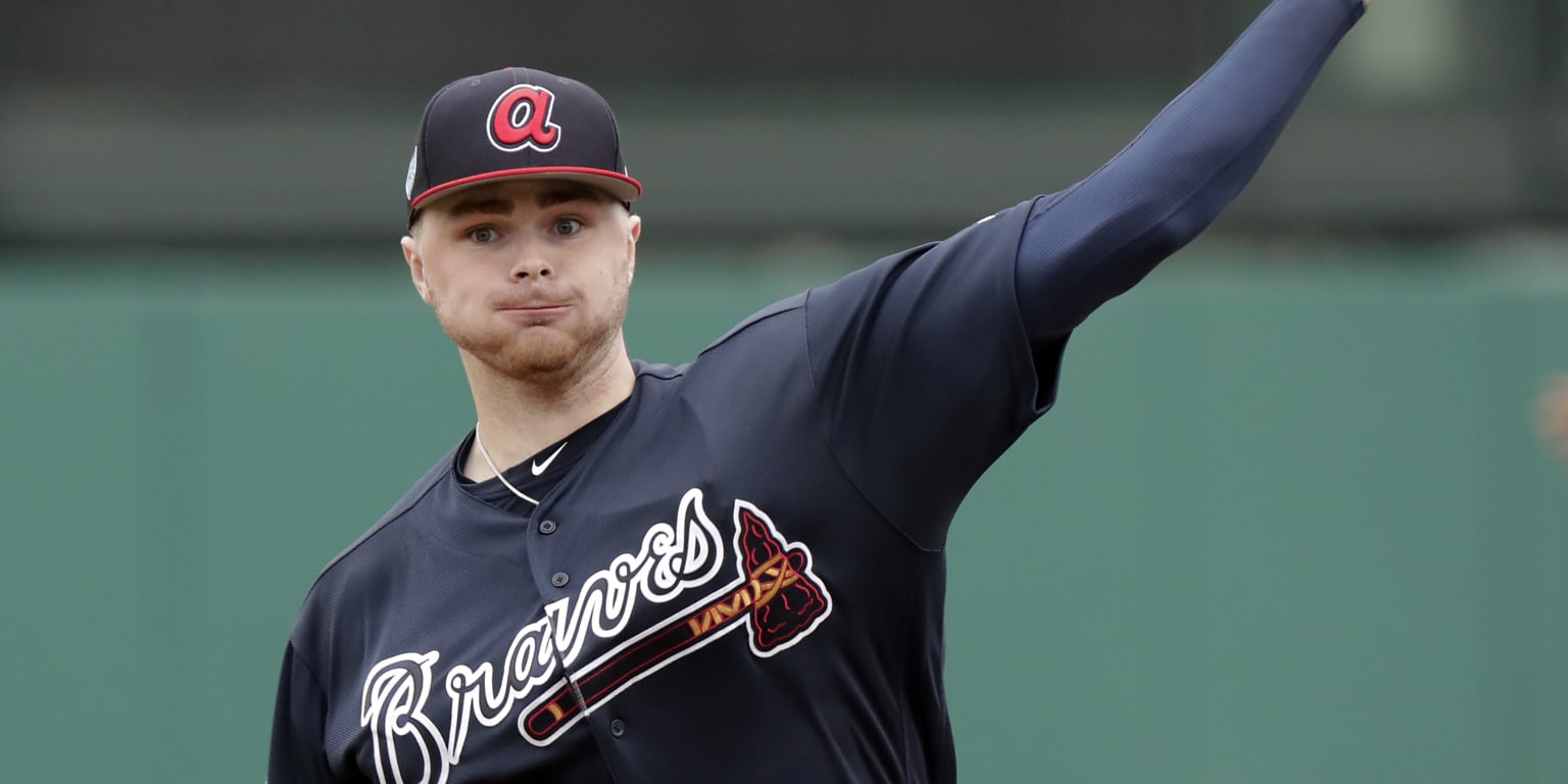 Sean Newcomb works with Brian McCann