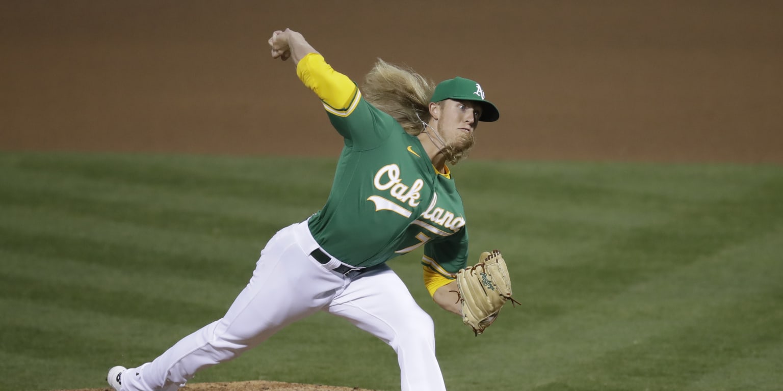 Jordan Weems MLB debut with Athletics