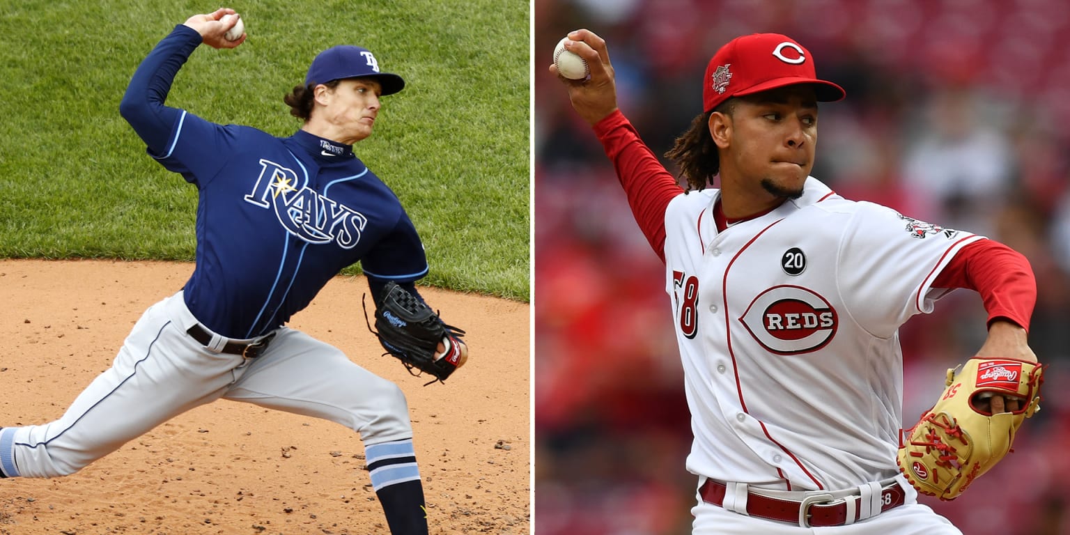 Tyler Glasnow Luis Castillo Pitchers of the Month