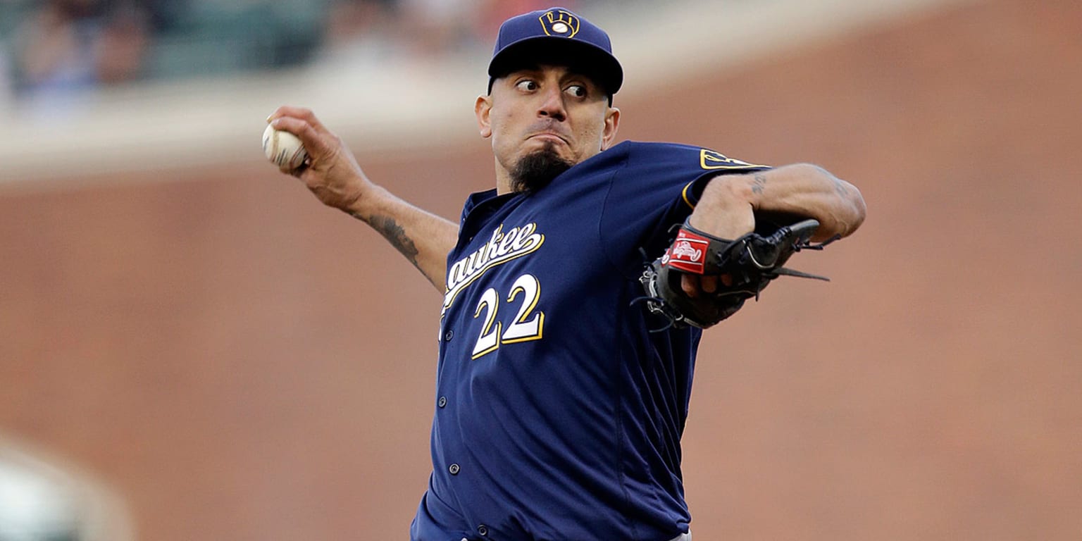 Brewers' Matt Garza makes season debut