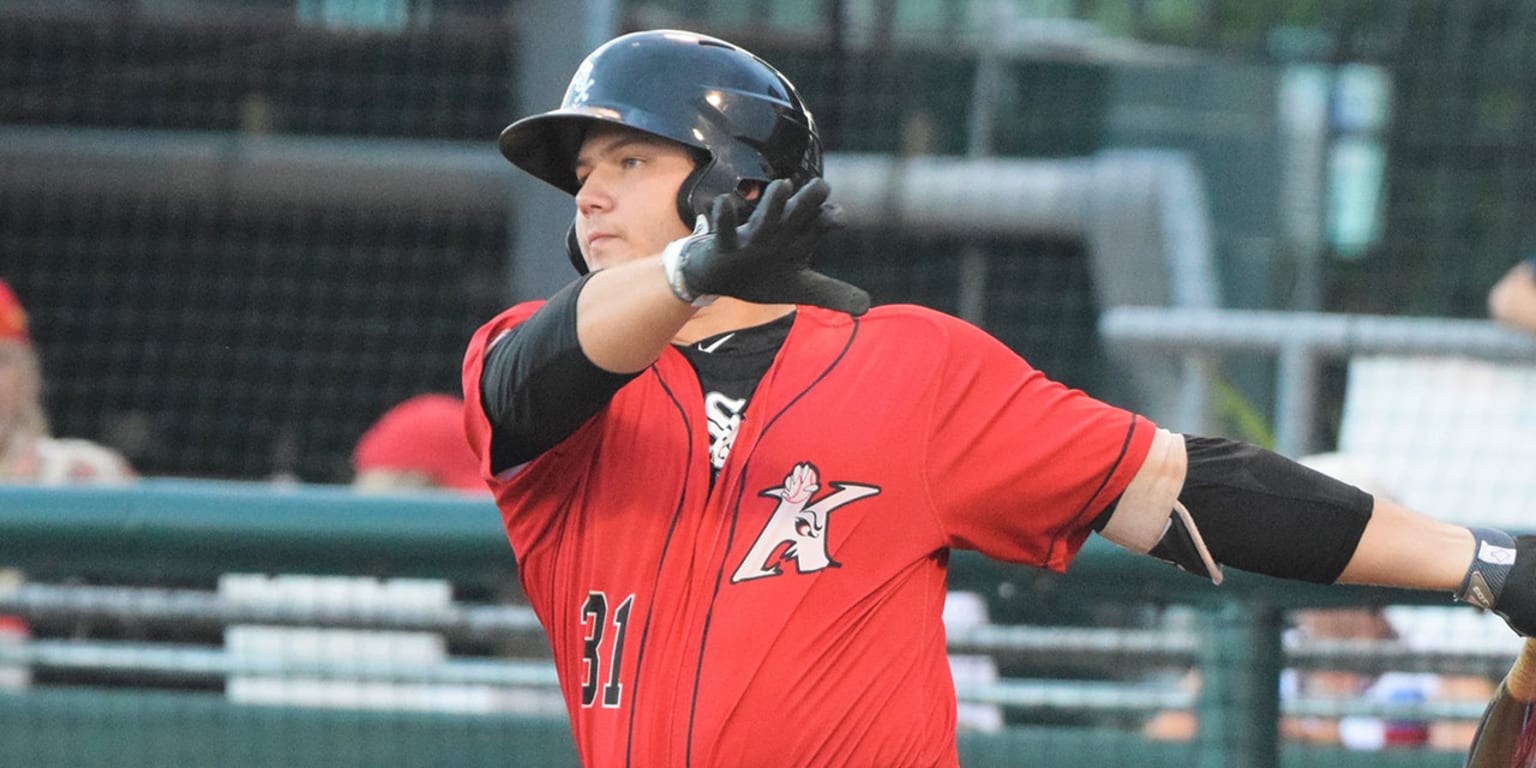 White Sox prospect Jake Burger works on power