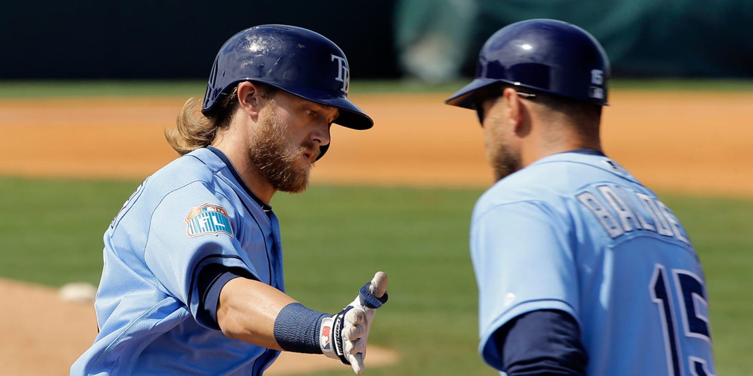 Rays' Taylor Motter records first MLB hit