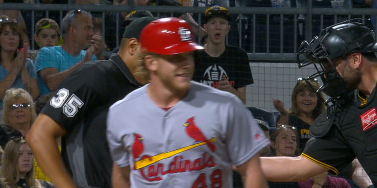 Kyle Crick caught Harrison Bader by surprise with a quick pitch and ...