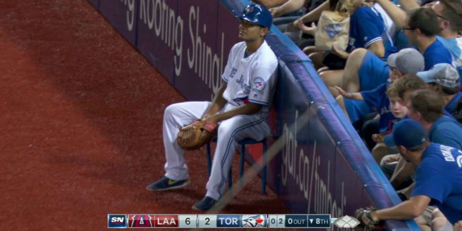 A Blue Jays ballboy made a totally casual, totally expert snag on a ...