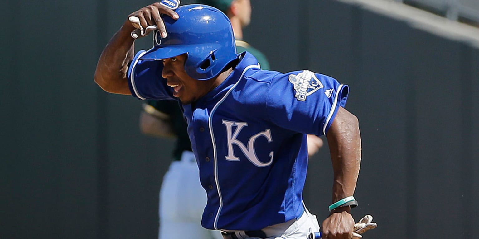 Terrance Gore picks up live ball after steal