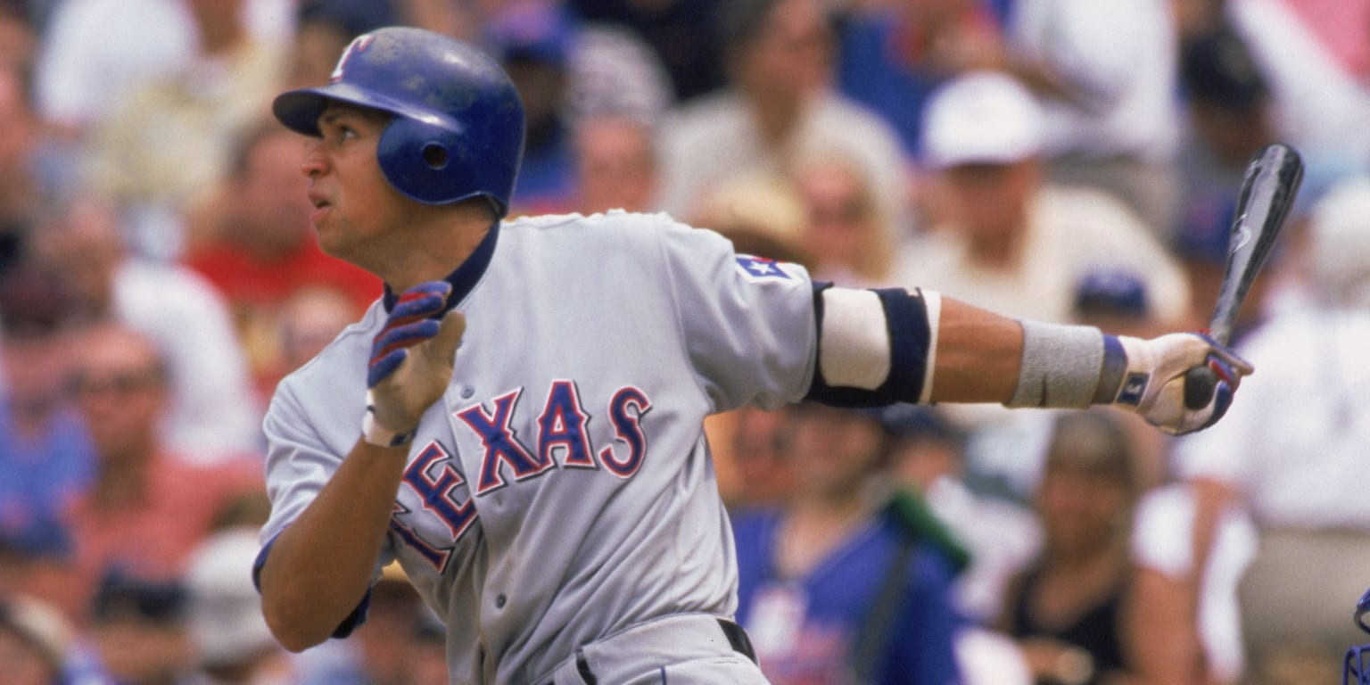 Así fue el 1er hit de A-Rod con los Rangers