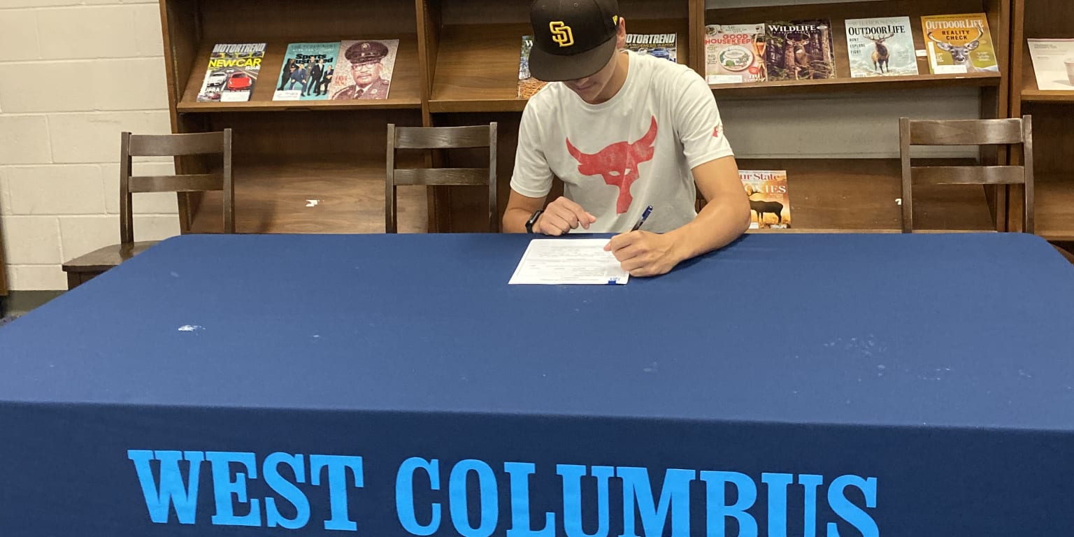 Jagger Haynes Padres steal of MLB Draft