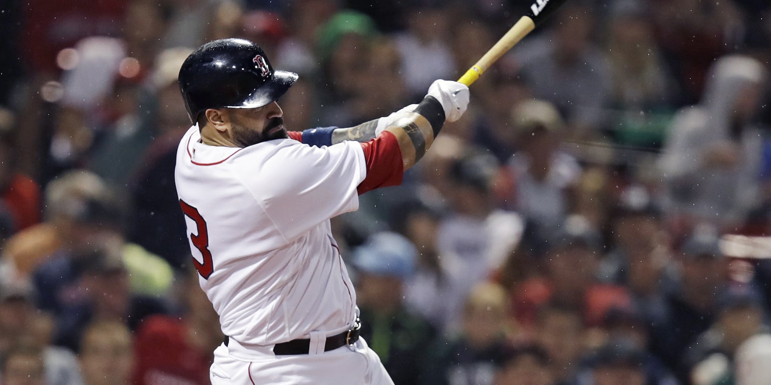 Sandy Leon hit a double off the Green Monster ... and maybe scared ...