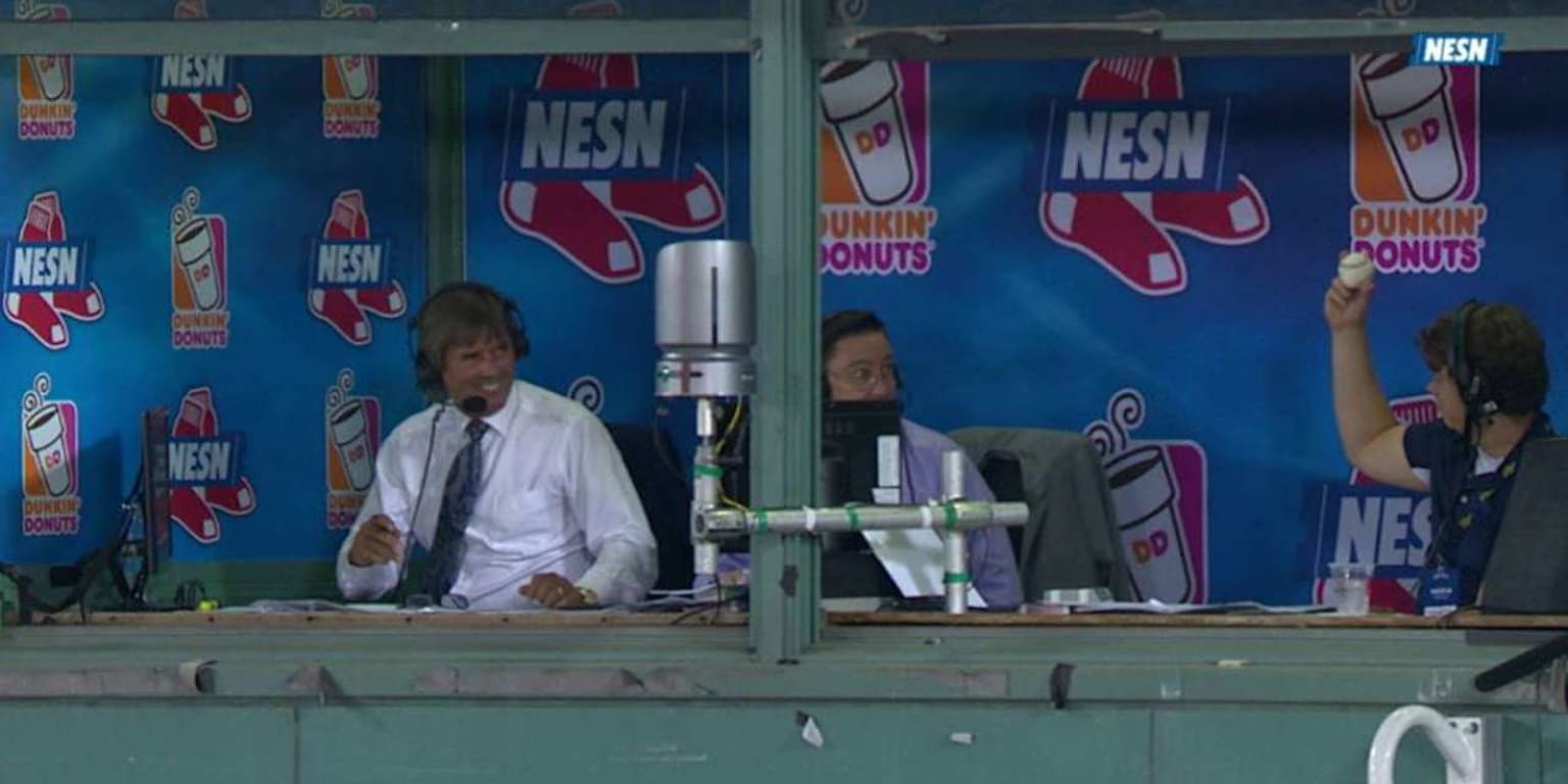 The Red Sox broadcast booth needed an intern to save them from a foul ...
