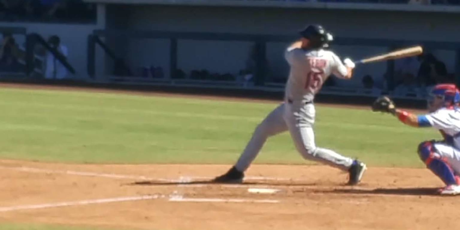 The moment has arrived: Watch Tim Tebow get his first Fall League hit ...