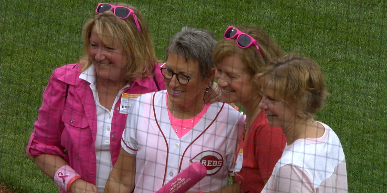 Reds Honorary Bat Girl serves as actual bat girl