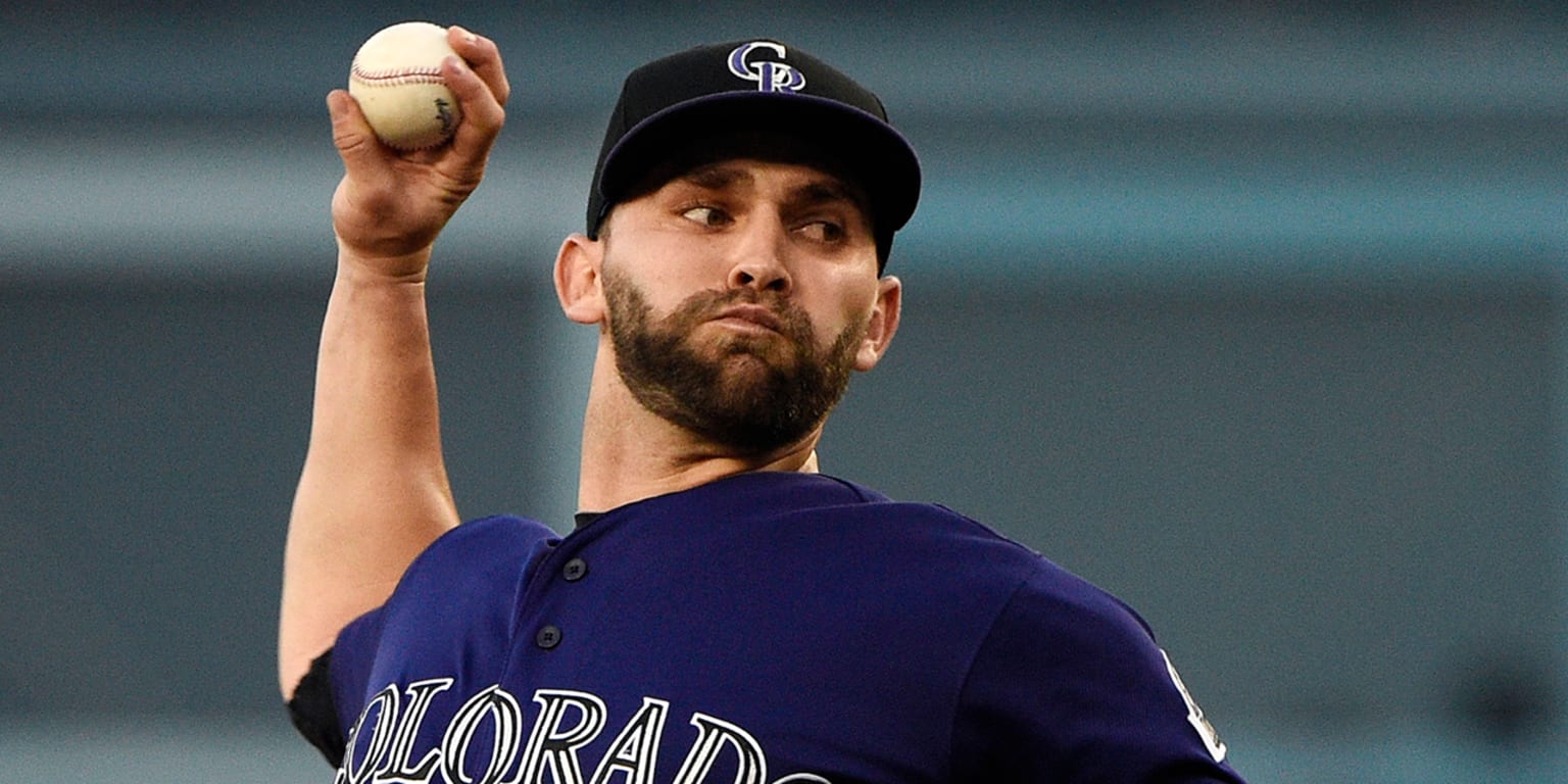 Rockies' Tyler Chatwood leads MLB in road ERA