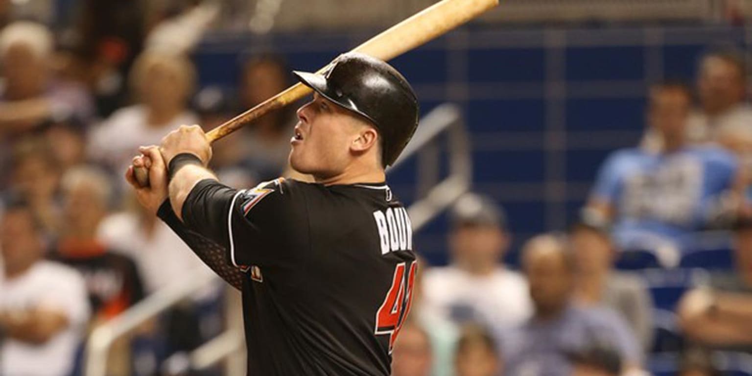 Marlins' Justin Bour hitting to all fields