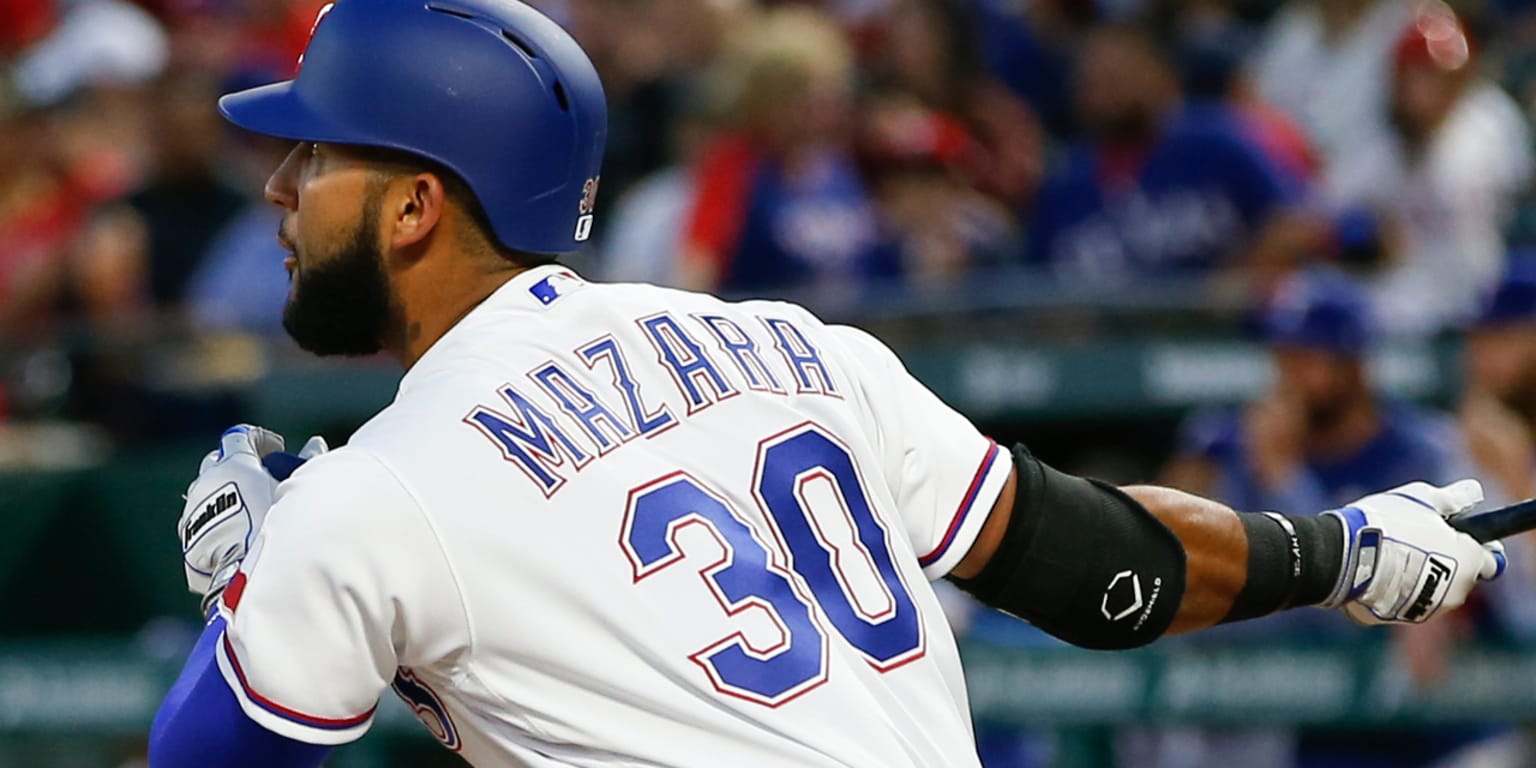 Nomar Mazara of Rangers AL Player of the Week