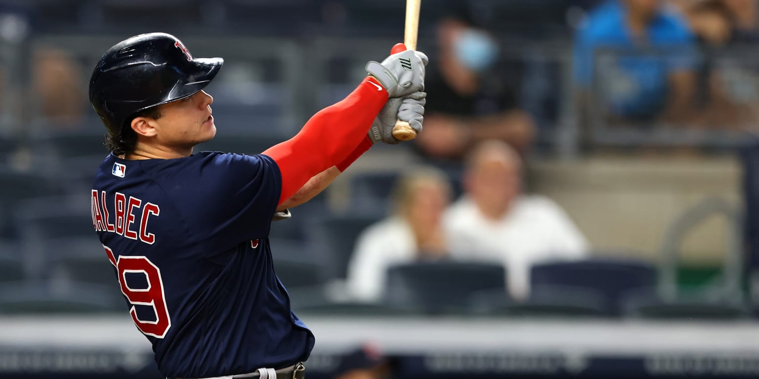 Bobby Dalbec working on timing at the plate