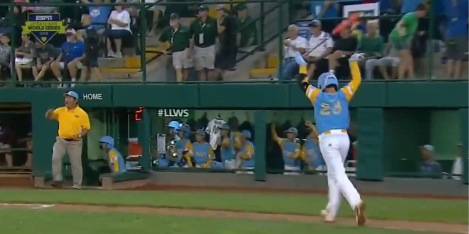 Aukai Kea's two-handed bat flip after his LLWS walk-off homer would ...
