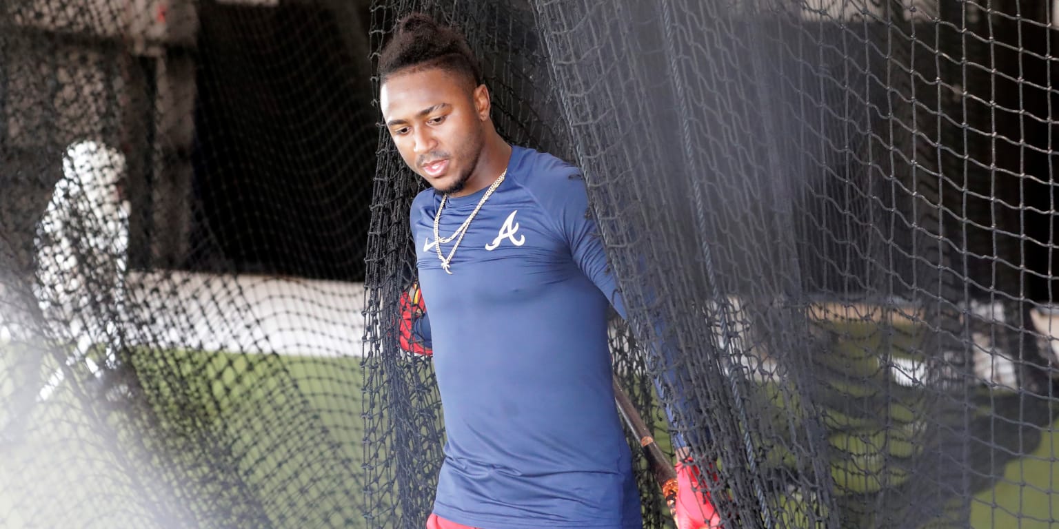 Ozzie Albies working to improve swing