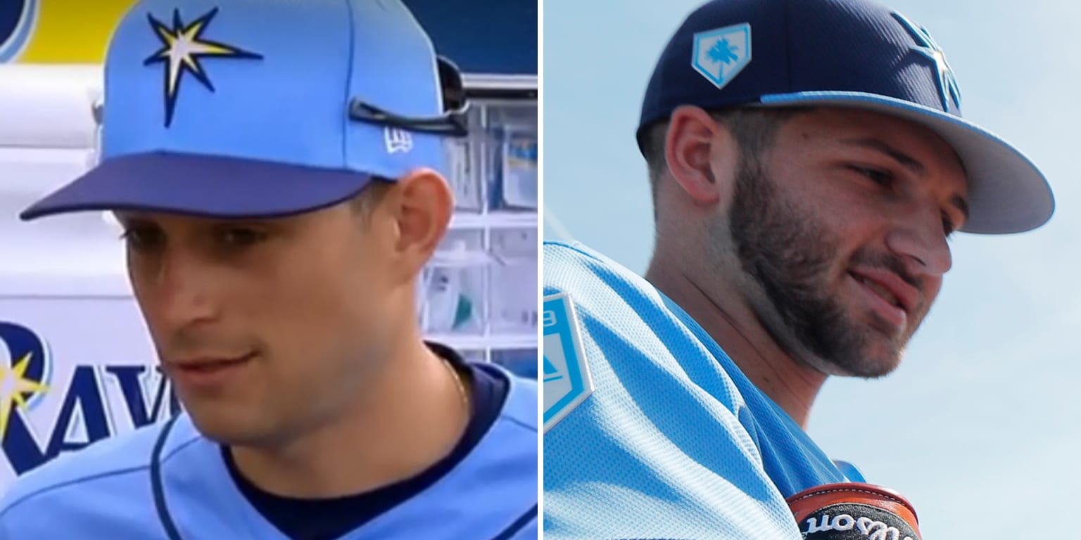 Brandon Lowe gets work in at first base