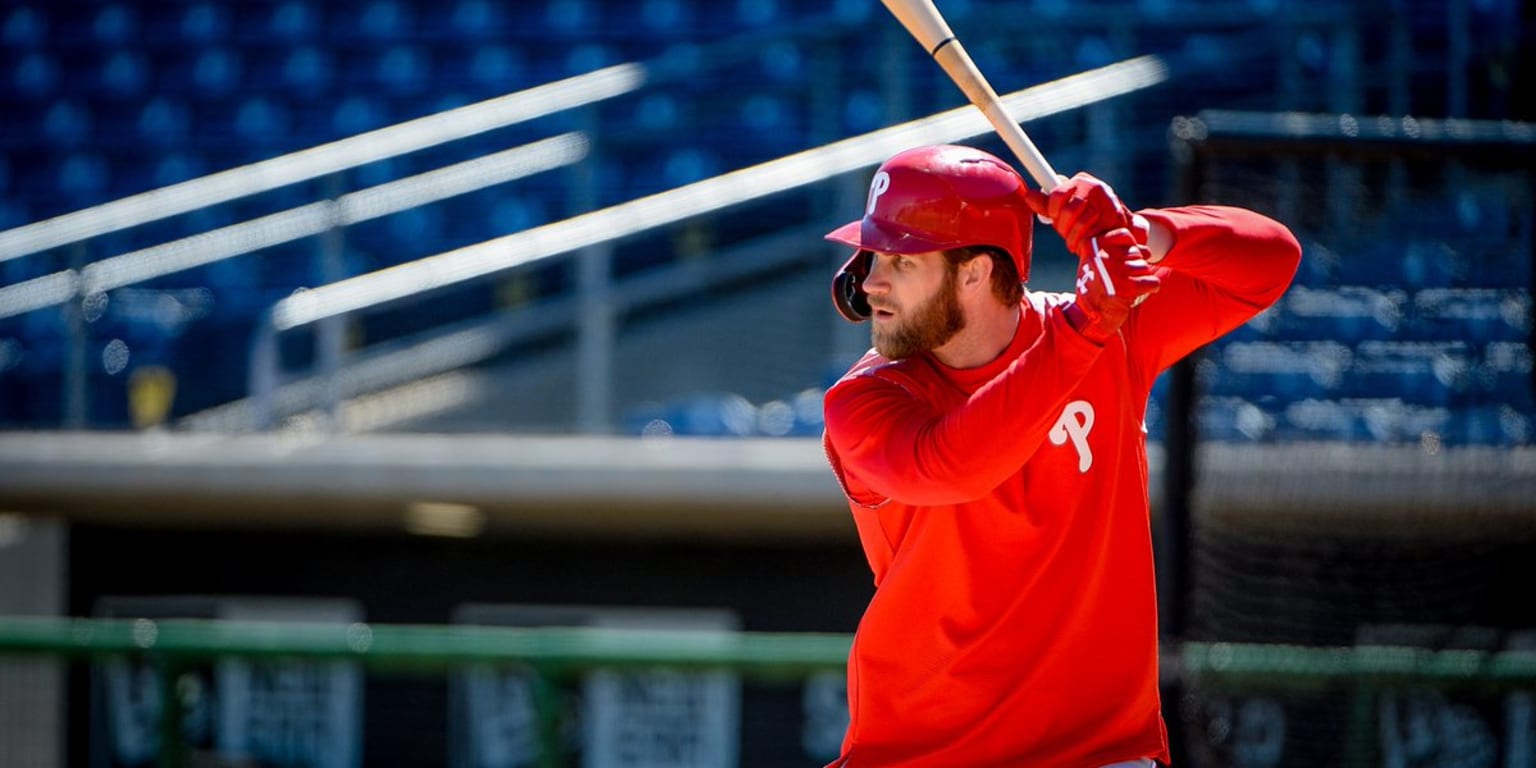 Bryce Harper homers in simulated game for Phillies | MLB.com