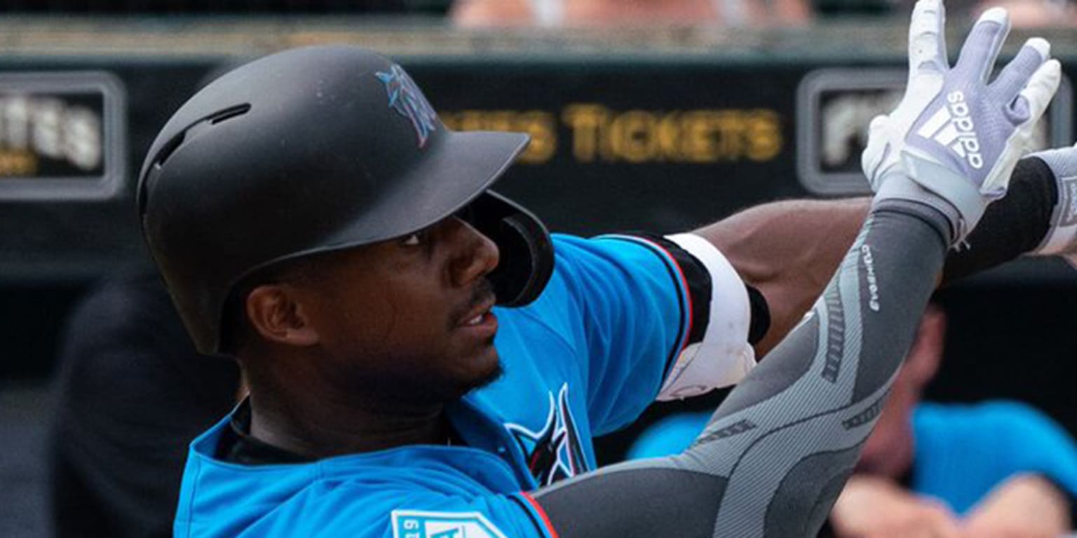 Lewis Brinson continues hot Spring Training