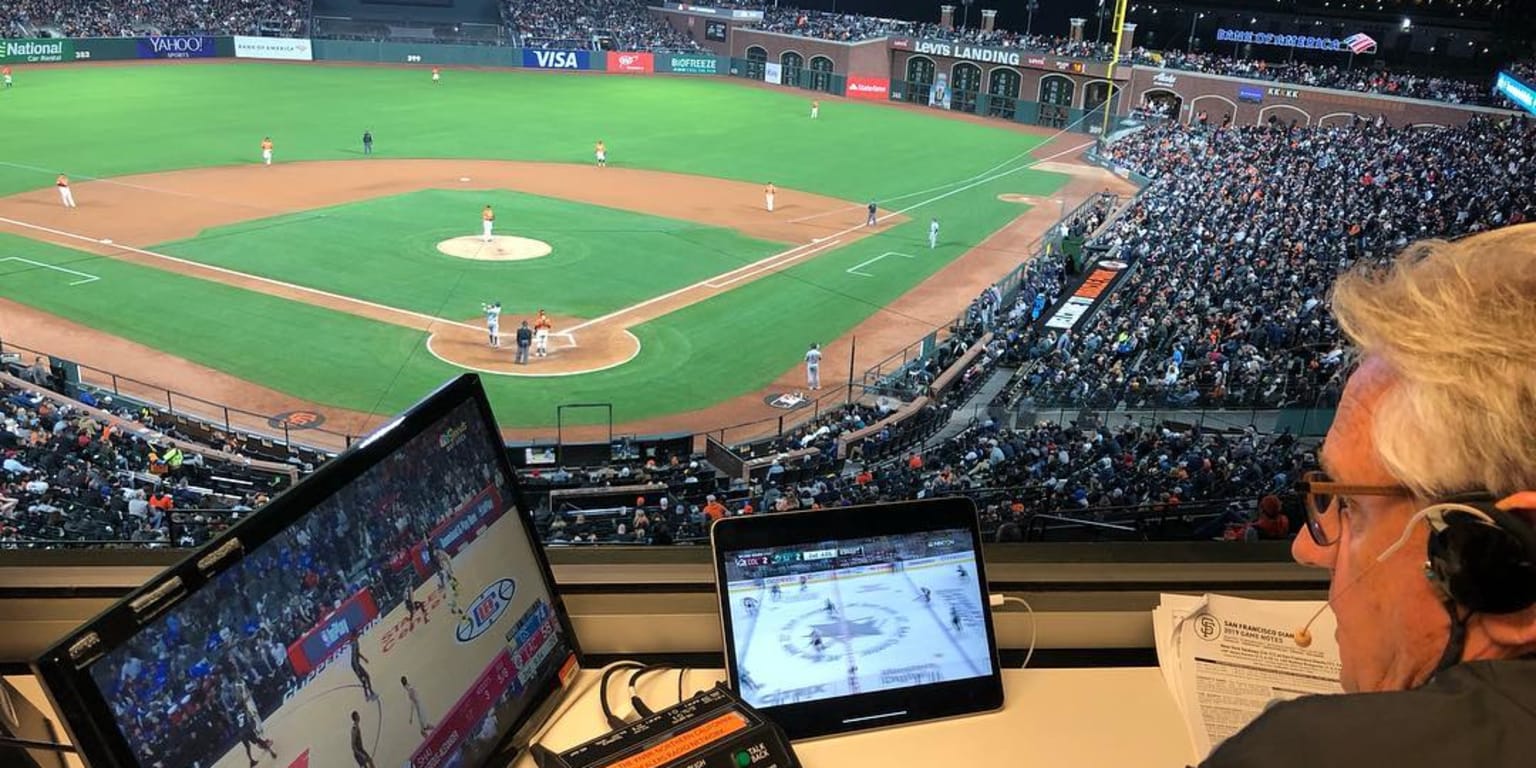 Giants broadcaster watches Sharks and Warriors games | MLB.com