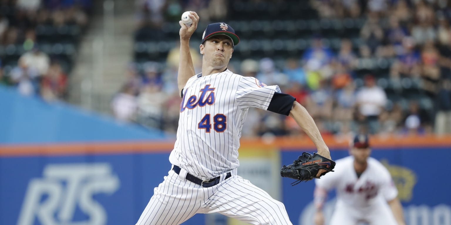 Jacob deGrom sharp in final start of first half
