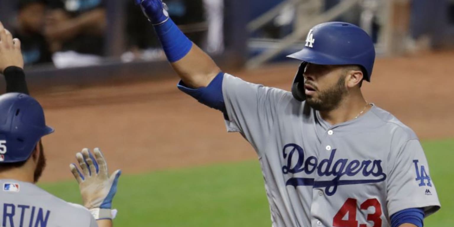 Edwin Rios hits two home runs vs. Marlins