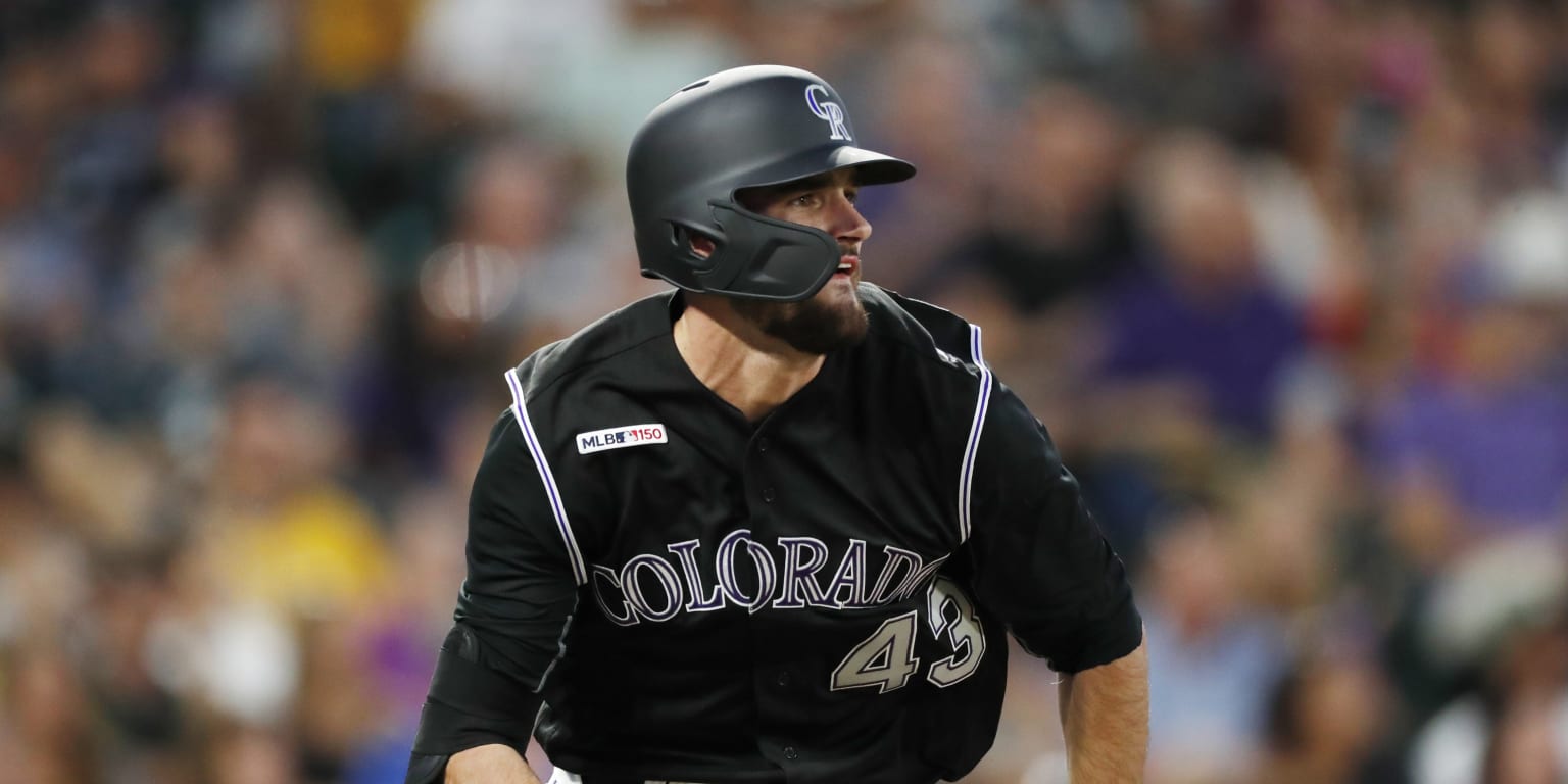 Rockies' Sam Hilliard shows off his speed