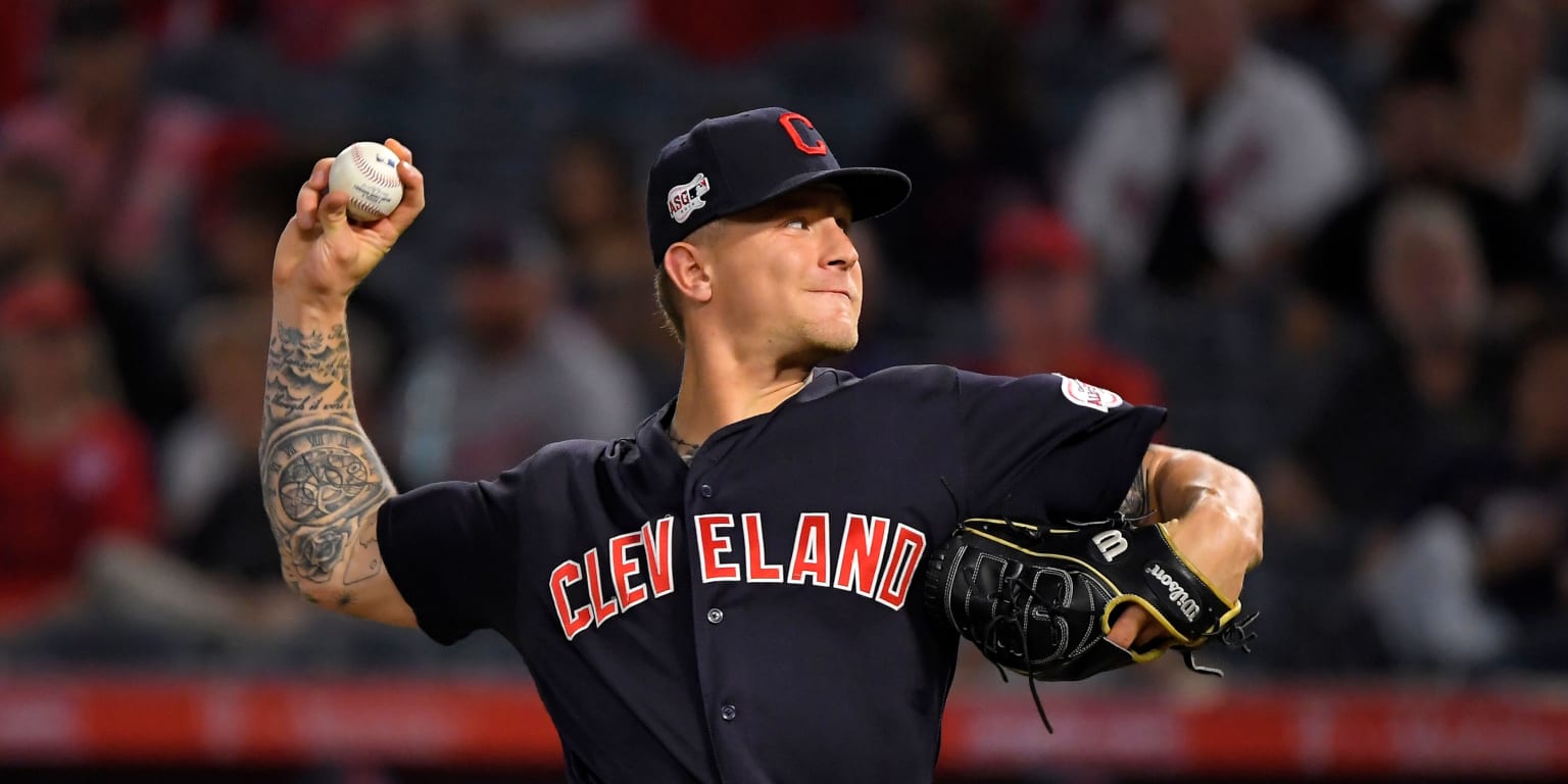 Zach Plesac gets first shutout in win vs. Angels