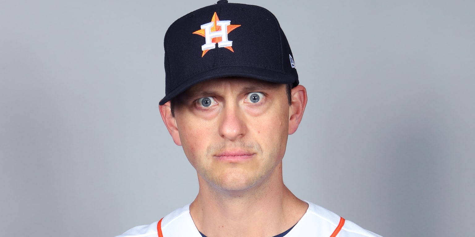 Jared Hughes gave his photo to his Astros teammates