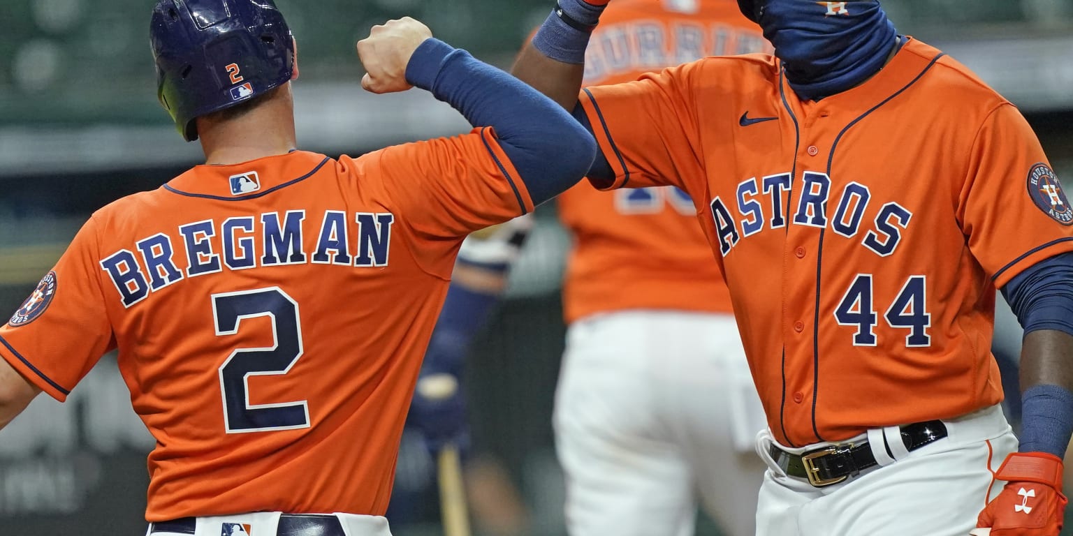 Astros score nine first-inning runs vs. Mariners