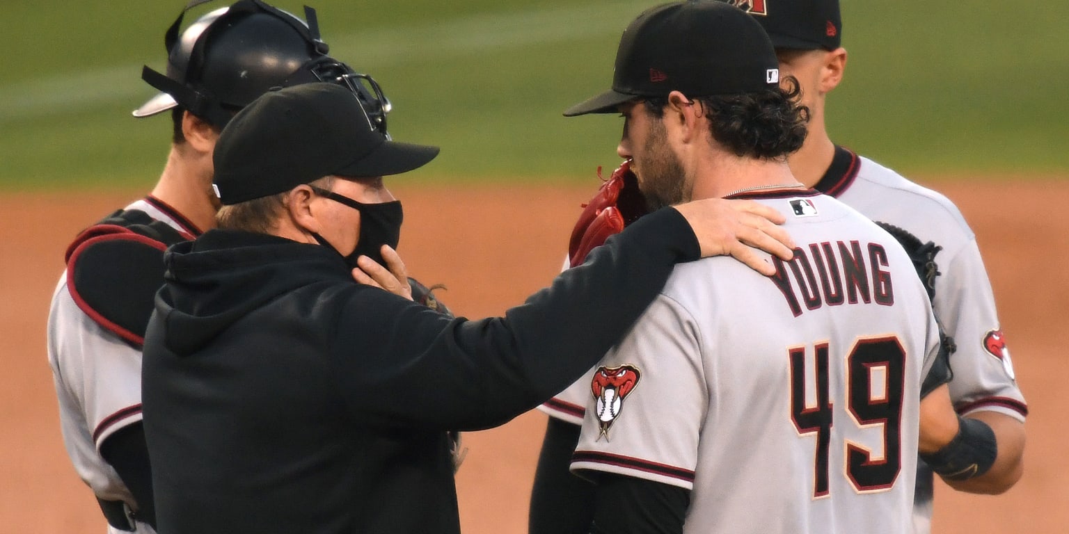 Alex Young, D-backs lose to Dodgers
