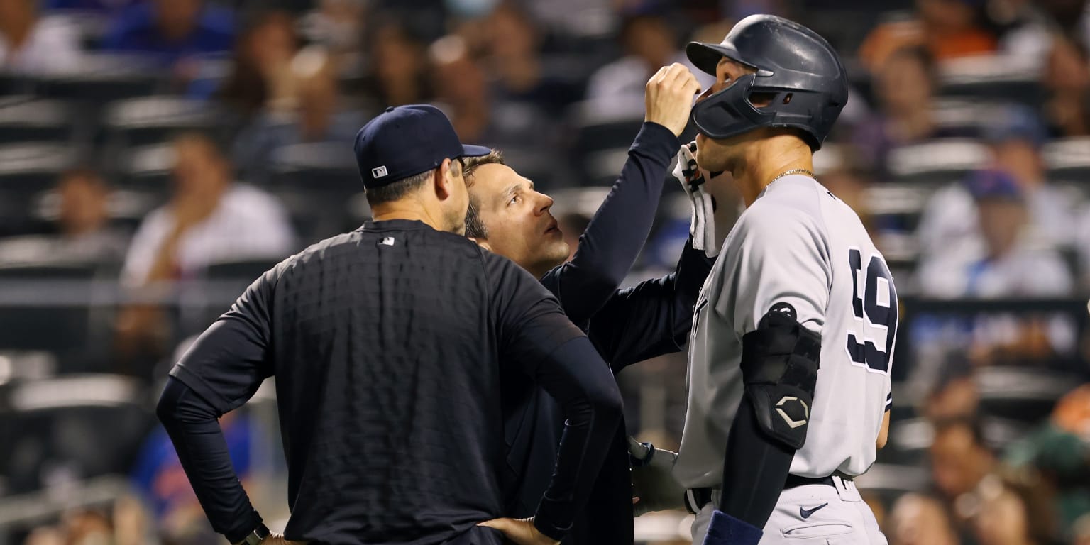 Aaron Judge exits early with dizziness