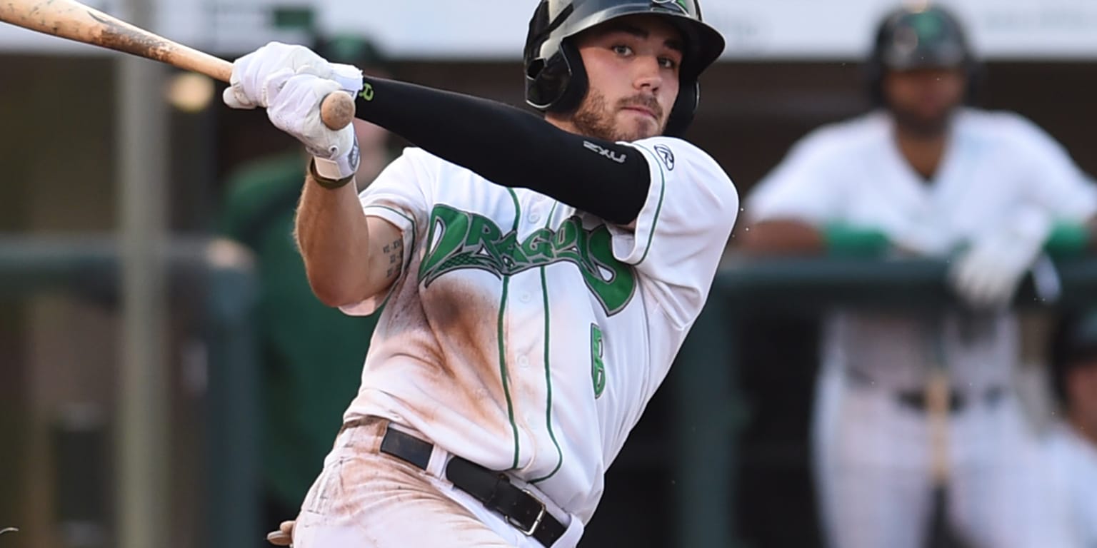 Michael Siani working on offense in Reds camp