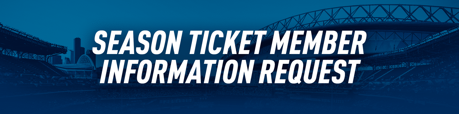 Season Ticket Member Information Request | Seattle Mariners