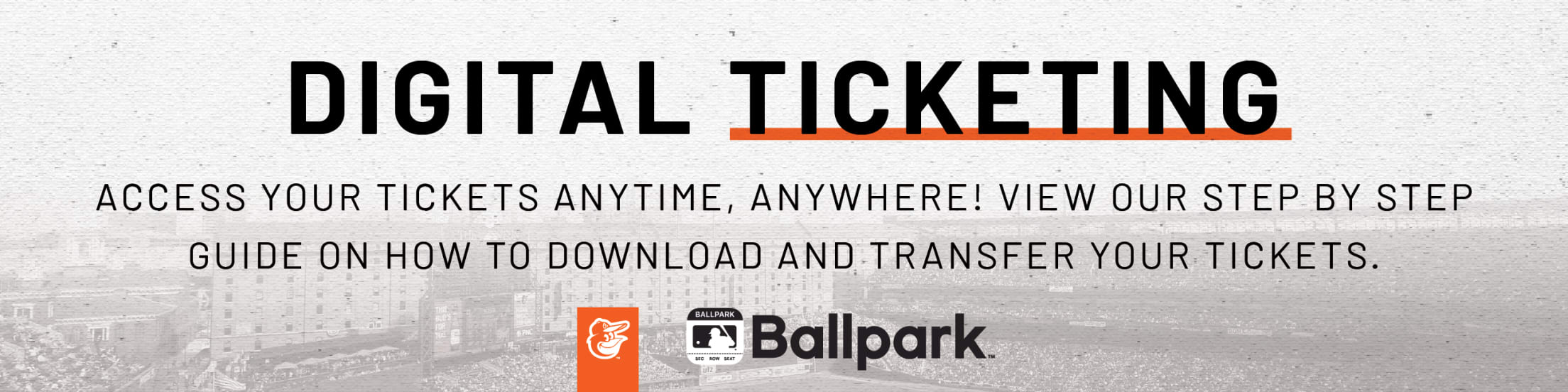 Digital Ticketing | Mobile | Tickets | Baltimore Orioles