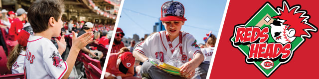 Reds Heads | Kids | Fans | Cincinnati Reds