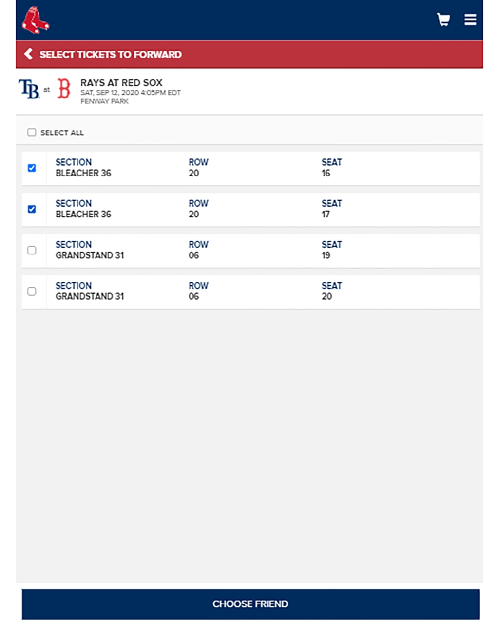 My Red Sox Tickets | Boston Red Sox