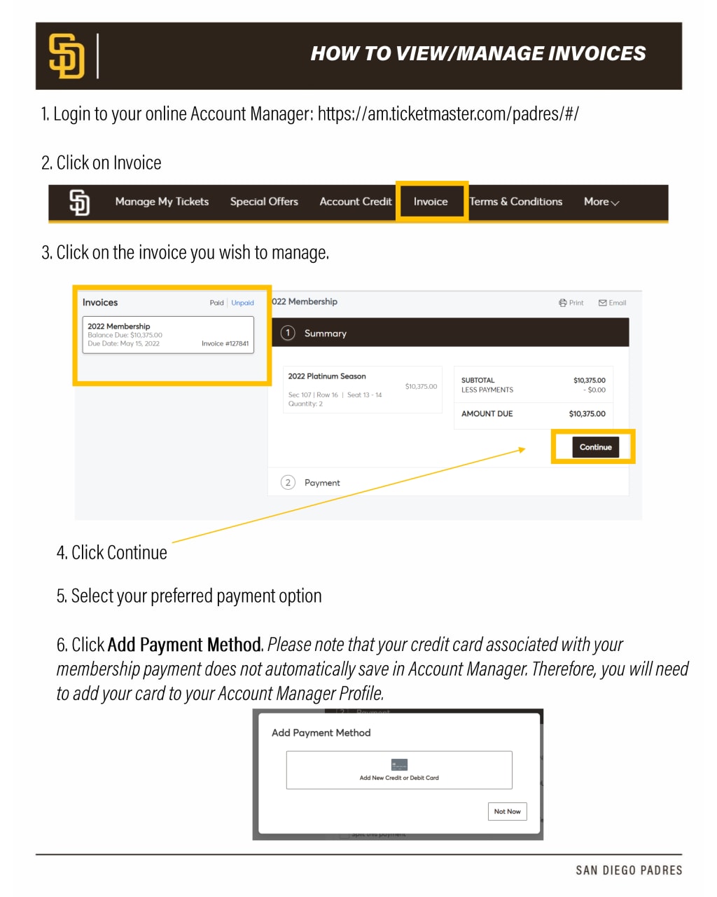 Digital Ticketing Guide | San Diego Padres