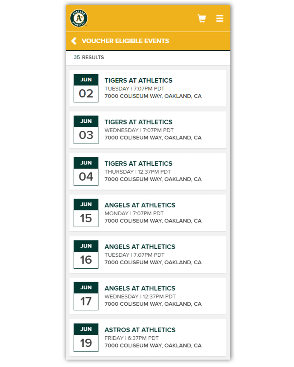 My A's Tickets: How to Use Digital Tickets | Oakland Athletics
